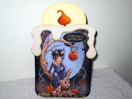 Candle Shape Card Spooktacular 689 - CUP649472_2166 | Craftsuprint