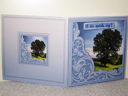 Oak Tree Matching 6in x 6in Insert Plate - CUP666304_422 | Craftsuprint