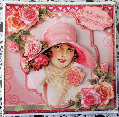 Victorian Lady and Roses Mini Kit - CUP632375_38 | Craftsuprint