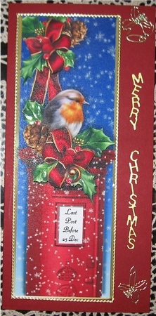 Wait a Minute Mr Postman - Christmas Robin - Large DL - CUP724709_1072 ...