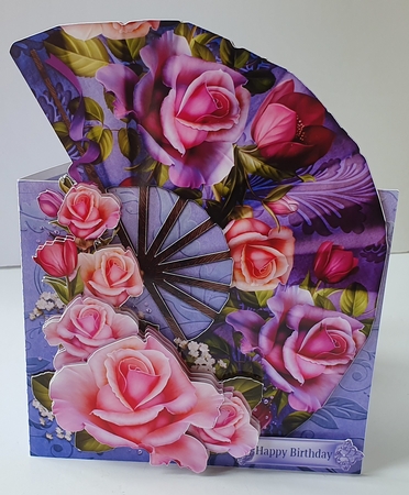 Romantica - Fan Shaped Card Mini Kit - CUP602255_614 | Craftsuprint
