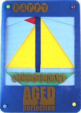 Quilt Square 026 Yacht/sailboat Iris Folding Pattern - CUP53775_601 ...