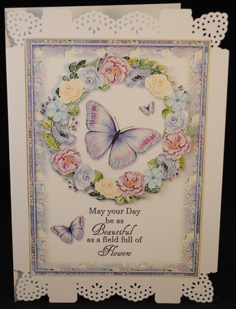 2 Floral Birthday Card Fronts - CUP722604_1443 | Craftsuprint