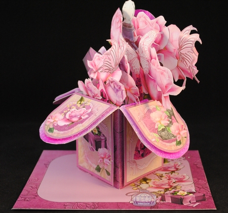 POP UP BOX CARD KIT - FOR GIRLS ONLY! - CUP740259_2049 | Craftsuprint