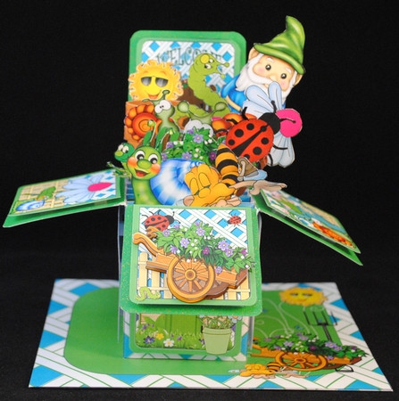 POP UP BOX CARD KIT - GARDENING FUN - CUP744811_2049 | Craftsuprint