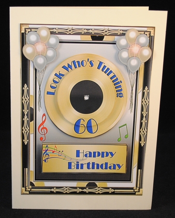 Look Whos Turning 60 Topper - CUP768801_719 | Craftsuprint