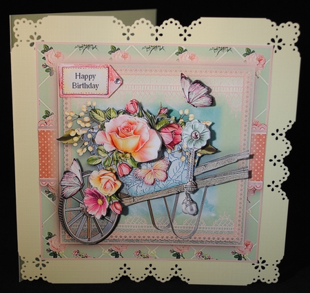 Vintage Rose Barrow Card Front Kit - CUP780559_1483 | Craftsuprint
