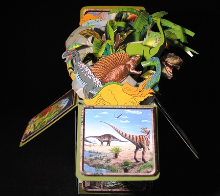 MEN BOYS BOX CARD KIT - PRE-HISTORIC DINOSAURS GREETING CARD ...