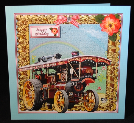 STEAM TRACTION ENGINE BIRTHDAY - BEST WISHES - CUP799905_25427 ...