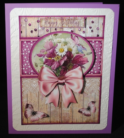 Vintage Card Topper Kit Purple 1369 - CUP867489_2166 | Craftsuprint