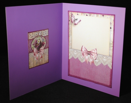 Vintage Card Topper Kit Purple 1369 - CUP867489_2166 | Craftsuprint