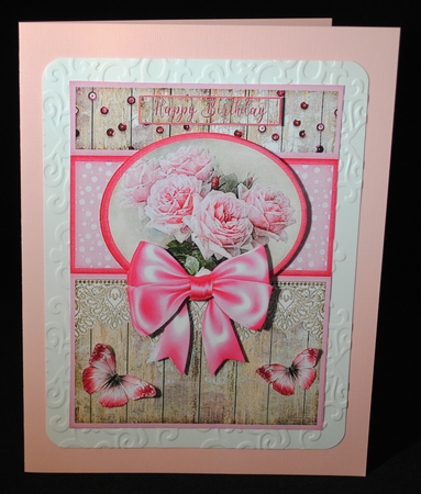 Vintage Card Topper Kit pink 1370 - CUP867490_2166 | Craftsuprint
