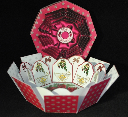 Christmas bells exploding box card - CUP902472_20842 | Craftsuprint