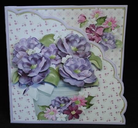 A Bucket of Flowers - Shell Front Card Mini Kit - CUP966454_1648 ...