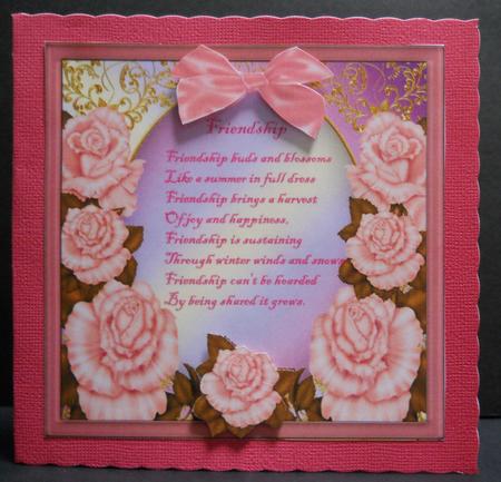 Friendship Pink - CUP387806_1398 | Craftsuprint
