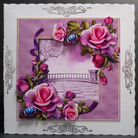 Gorgeous Romantica Roses Square Topper - CUP396753_1763 | Craftsuprint
