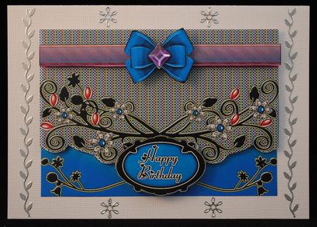 Fancy Card Front Powder Blue - CUP476016_1784 | Craftsuprint