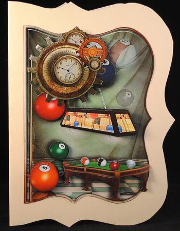 Snooker Time Male Card - CUP536859_1812 | Craftsuprint