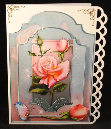 La Rosa - A4 Shaped Card Front - CUP537758_168 | Craftsuprint