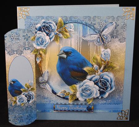 Winter Bluebird Christmas Card Kit - CUP559194_1446 | Craftsuprint