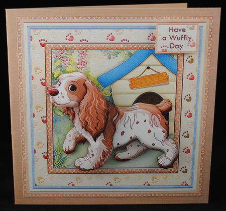 Spaniel 8x8 Mini Kit & Decoupage - CUP603202_68 | Craftsuprint