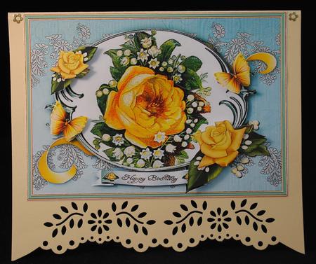 Yellow Roses Topper: - CUP605757_1641 | Craftsuprint