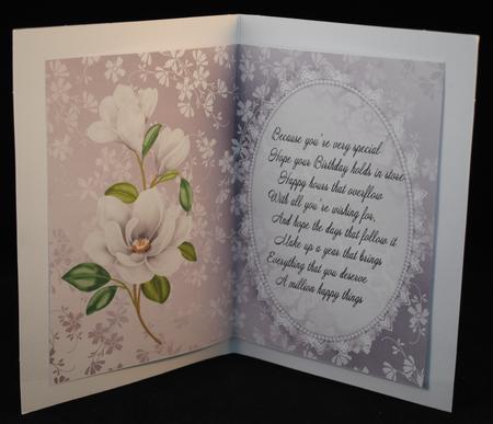 Beautiful Silver Floral Insert - CUP606021_983 | Craftsuprint