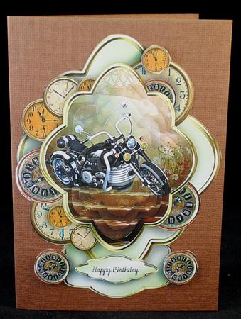 Motorbike Time Male Card - CUP606780_1812 | Craftsuprint