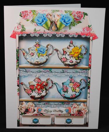 Shabby Chic Collection of Teapots - CUP619495_1641 | Craftsuprint