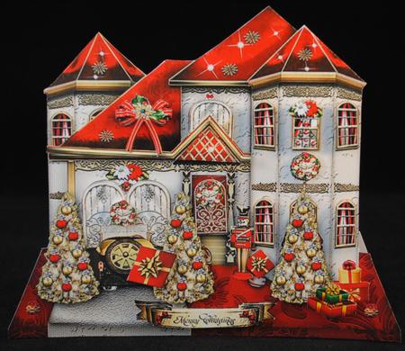 Christmas Family House Card Kit - CUP640083_1641 | Craftsuprint