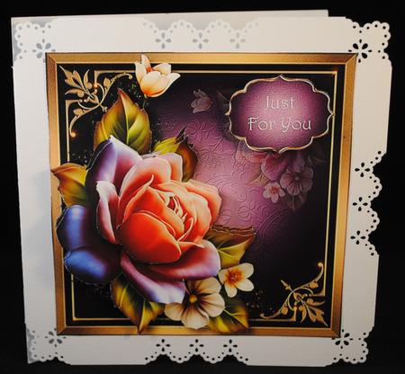 Beautiful Peach 'twinkle' Rose - CUP653287_1763 | Craftsuprint