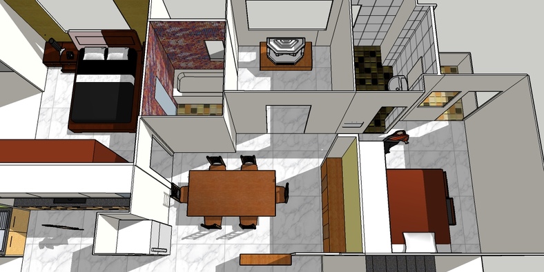 make a 3d interior design in sketchup - fiverr