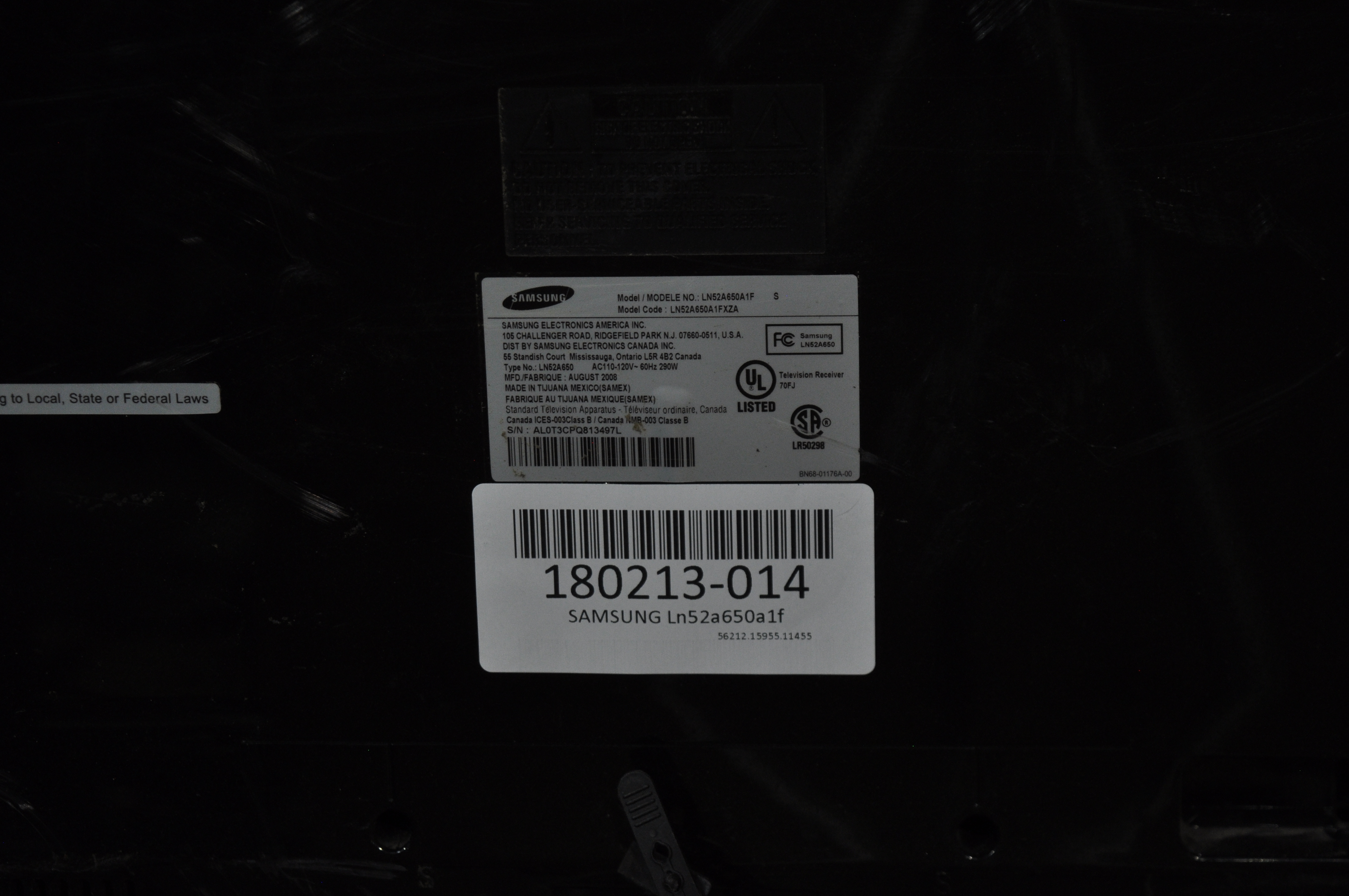 SAMSUNG LN52A650A1F INVERTER SET SSB520H24V01 (4) | eBay