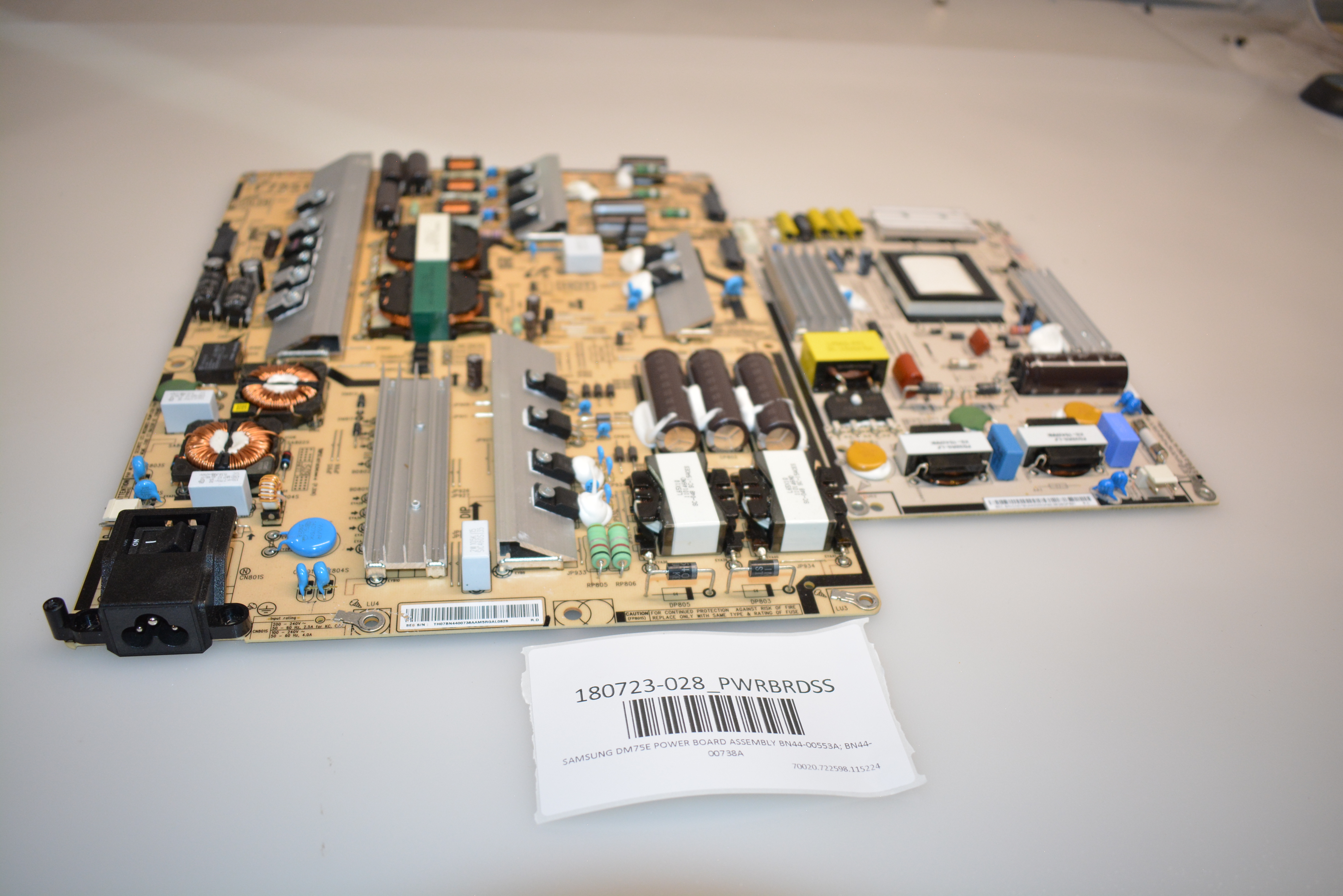 SAMSUNG DM75E POWER BOARD ASSEMBLY BN44-00553A; BN44-00738A | eBay