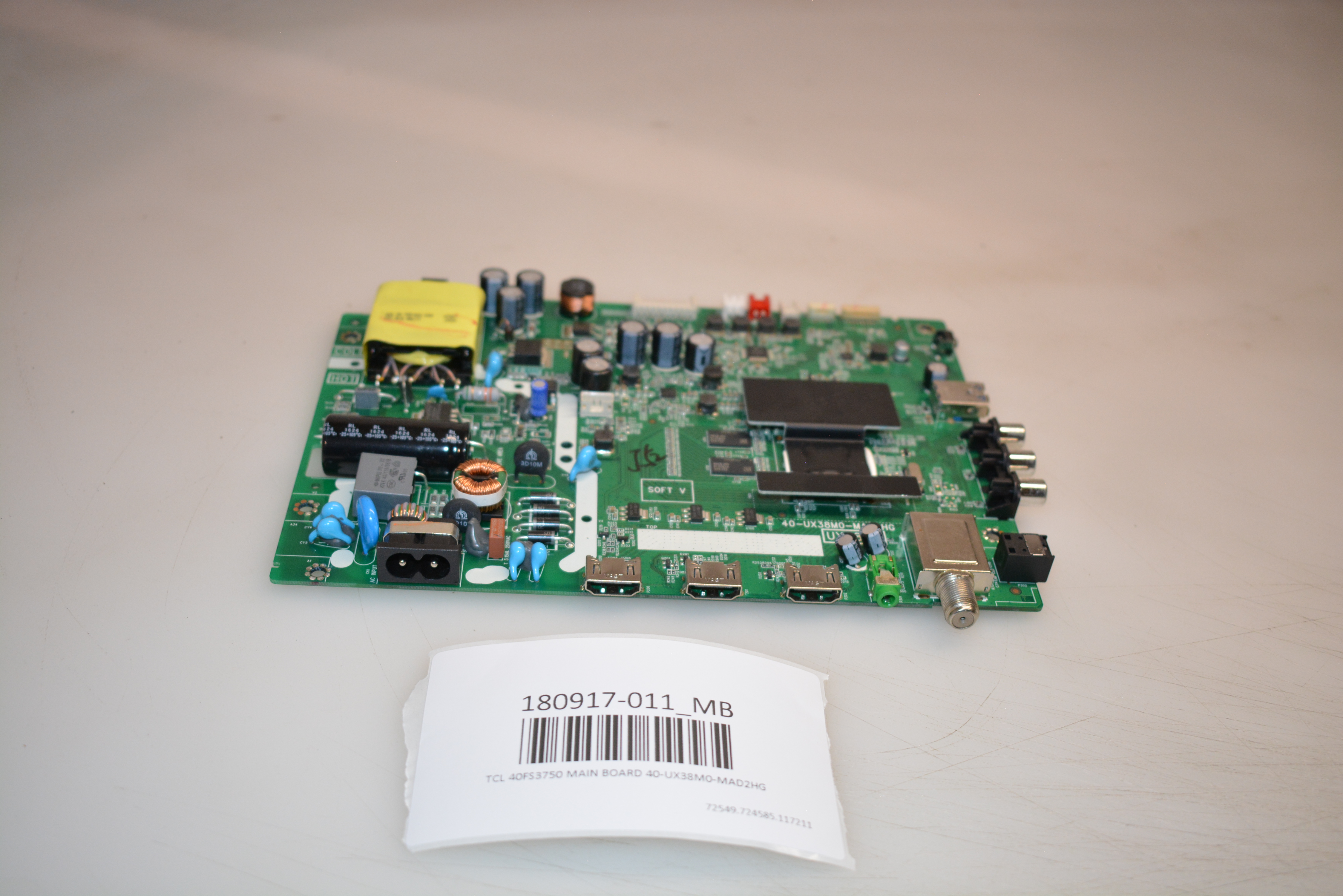 TCL 40FS3750 MAIN BOARD 40-UX38M0-MAD2HG | eBay
