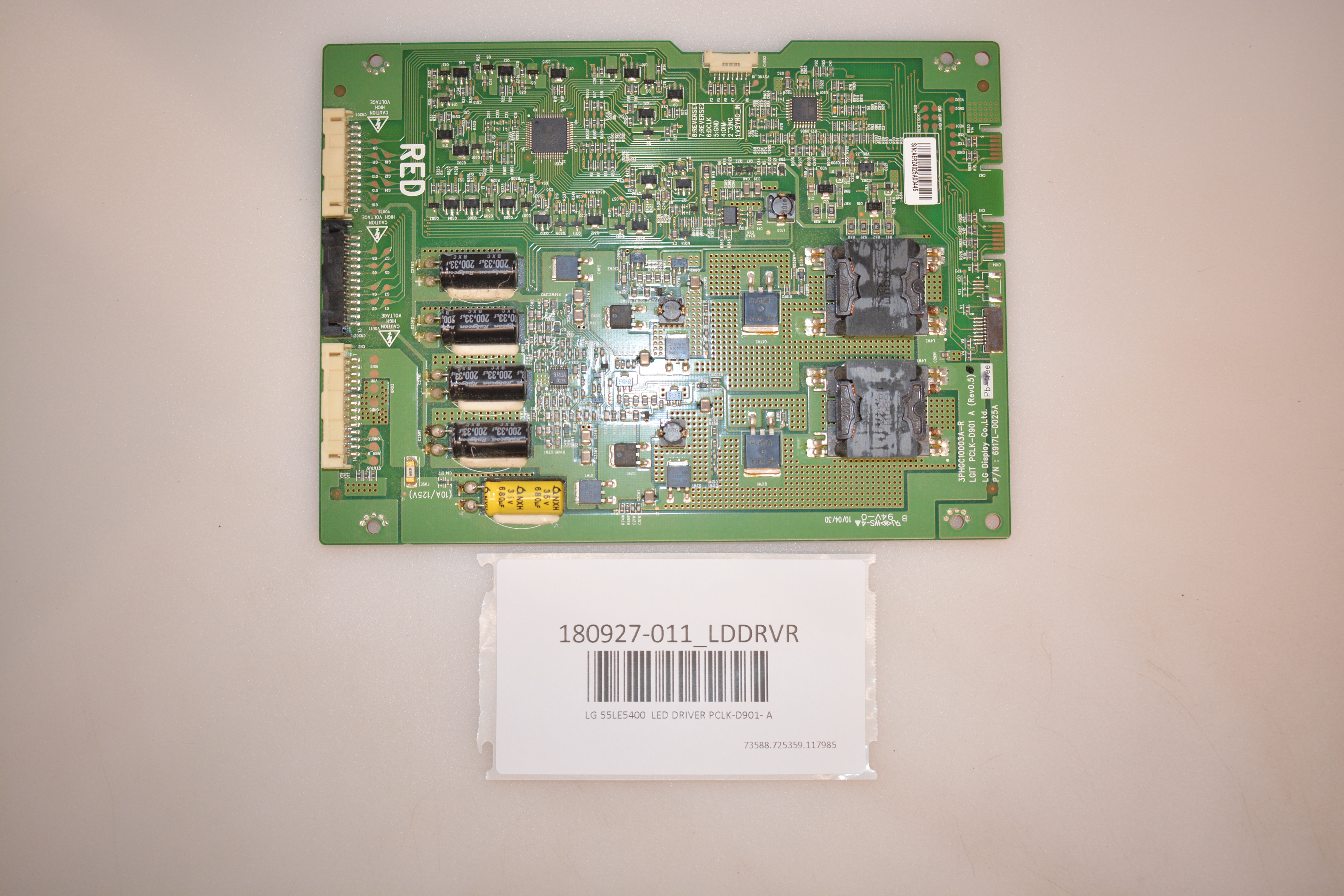 LG 55LE5400 LED DRIVER PCLK-D901- A | eBay