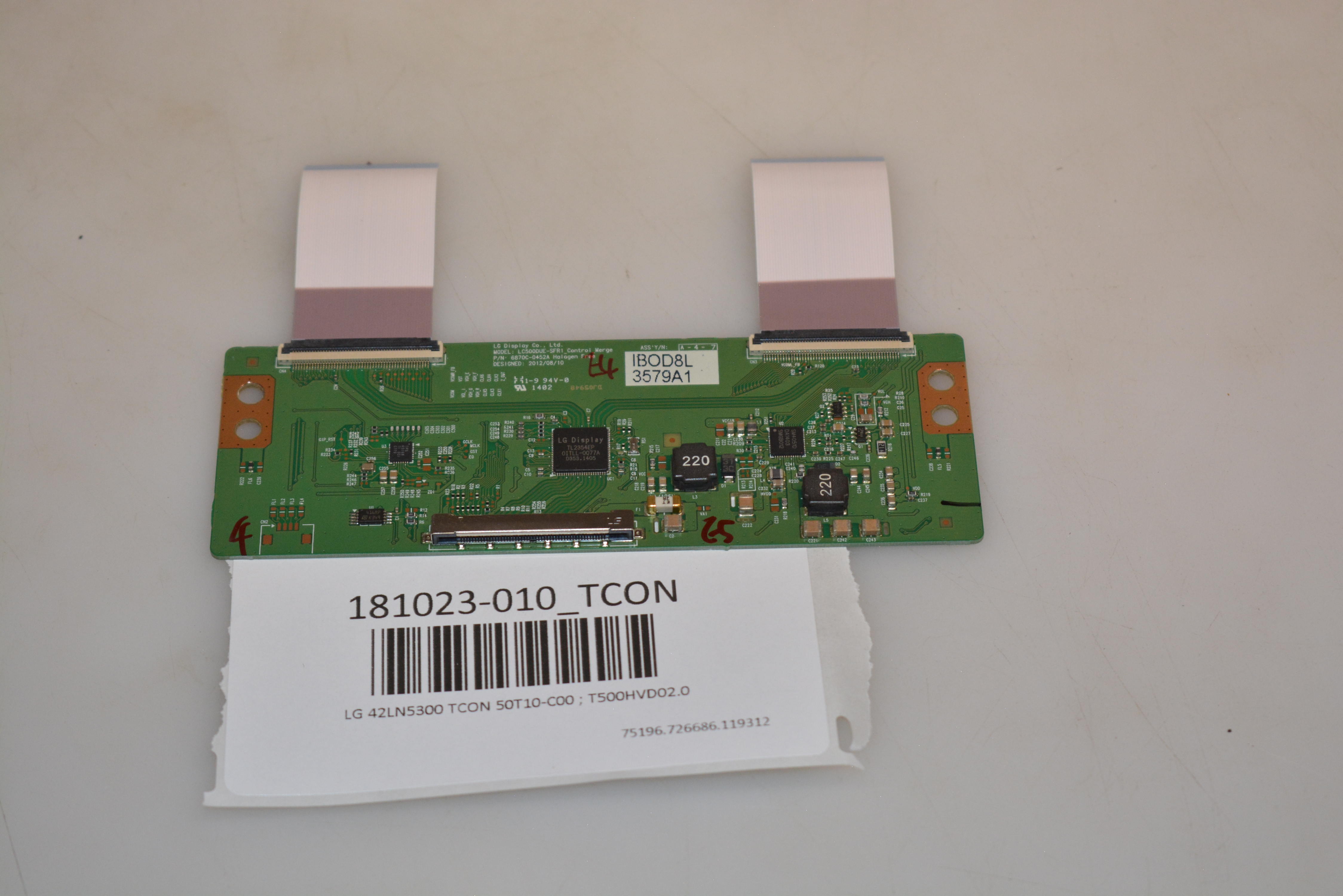 LG 42LN5300 TCON 50T10-C00 ; T500HVD02.0 | eBay