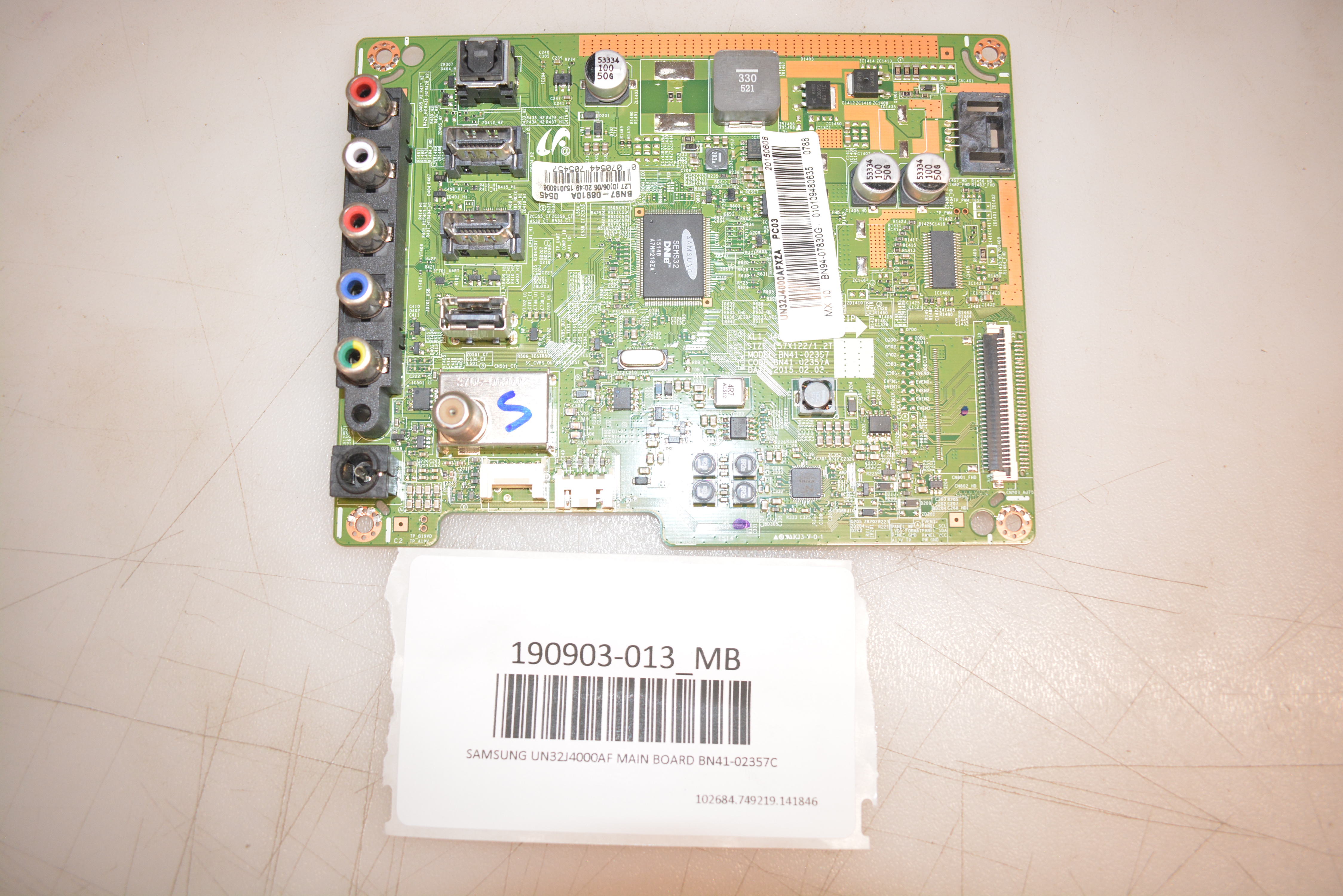 SAMSUNG UN32J4000AF MAIN BOARD BN41-02357C | eBay