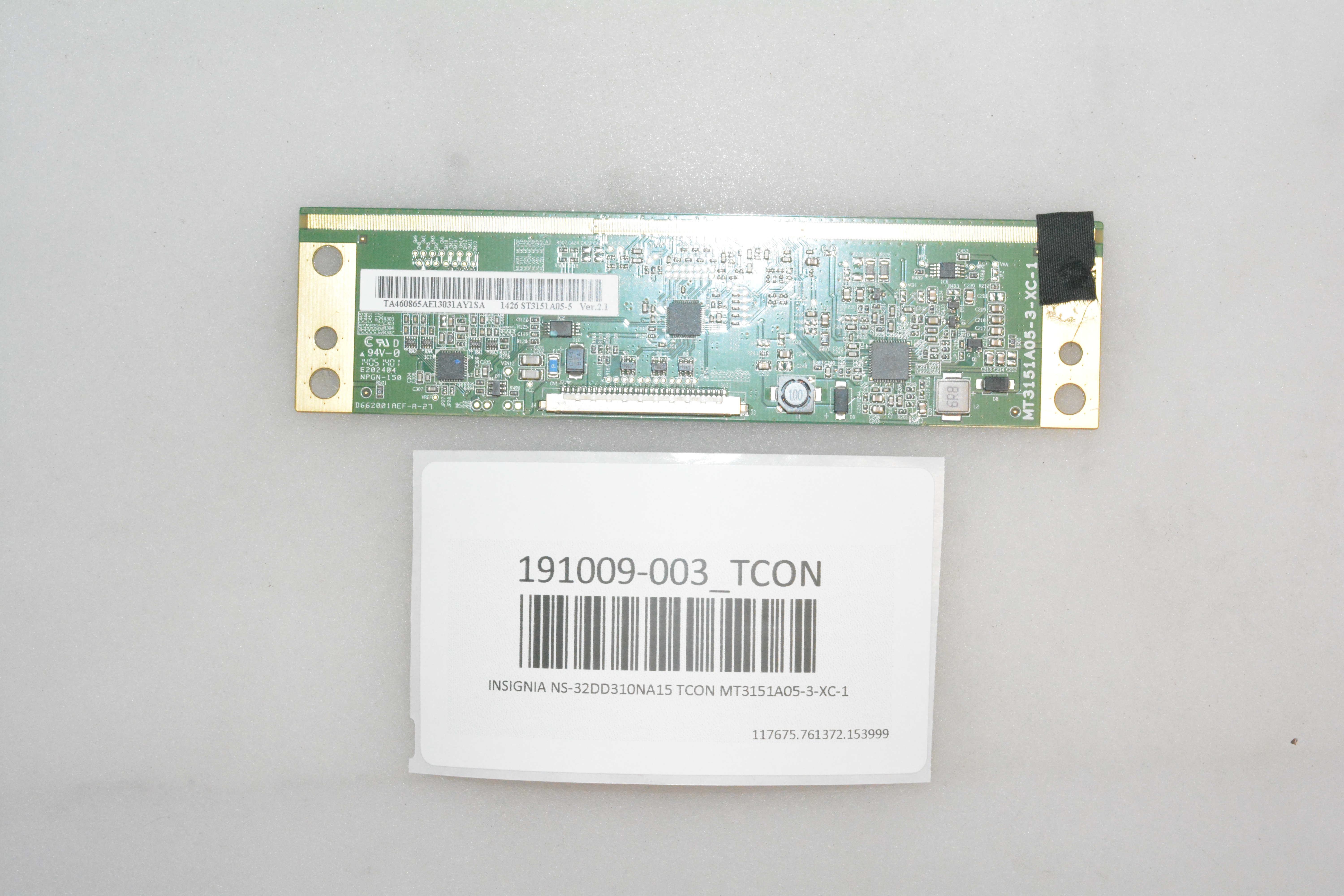 INSIGNIA NS-32DD310NA15 TCON MT3151A05-3-XC-1 | eBay