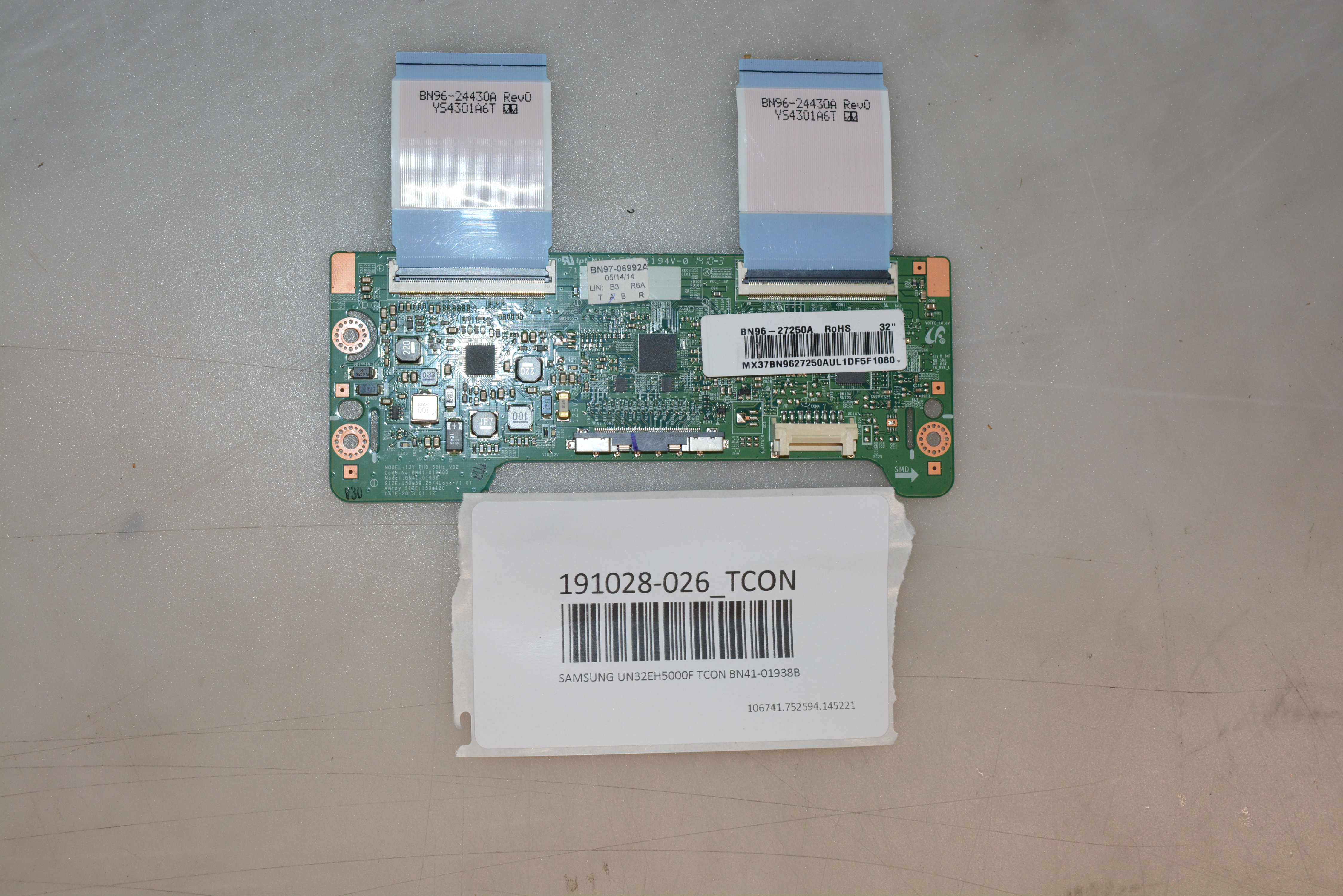 SAMSUNG UN32EH5000F TCON BN41-01938B | eBay