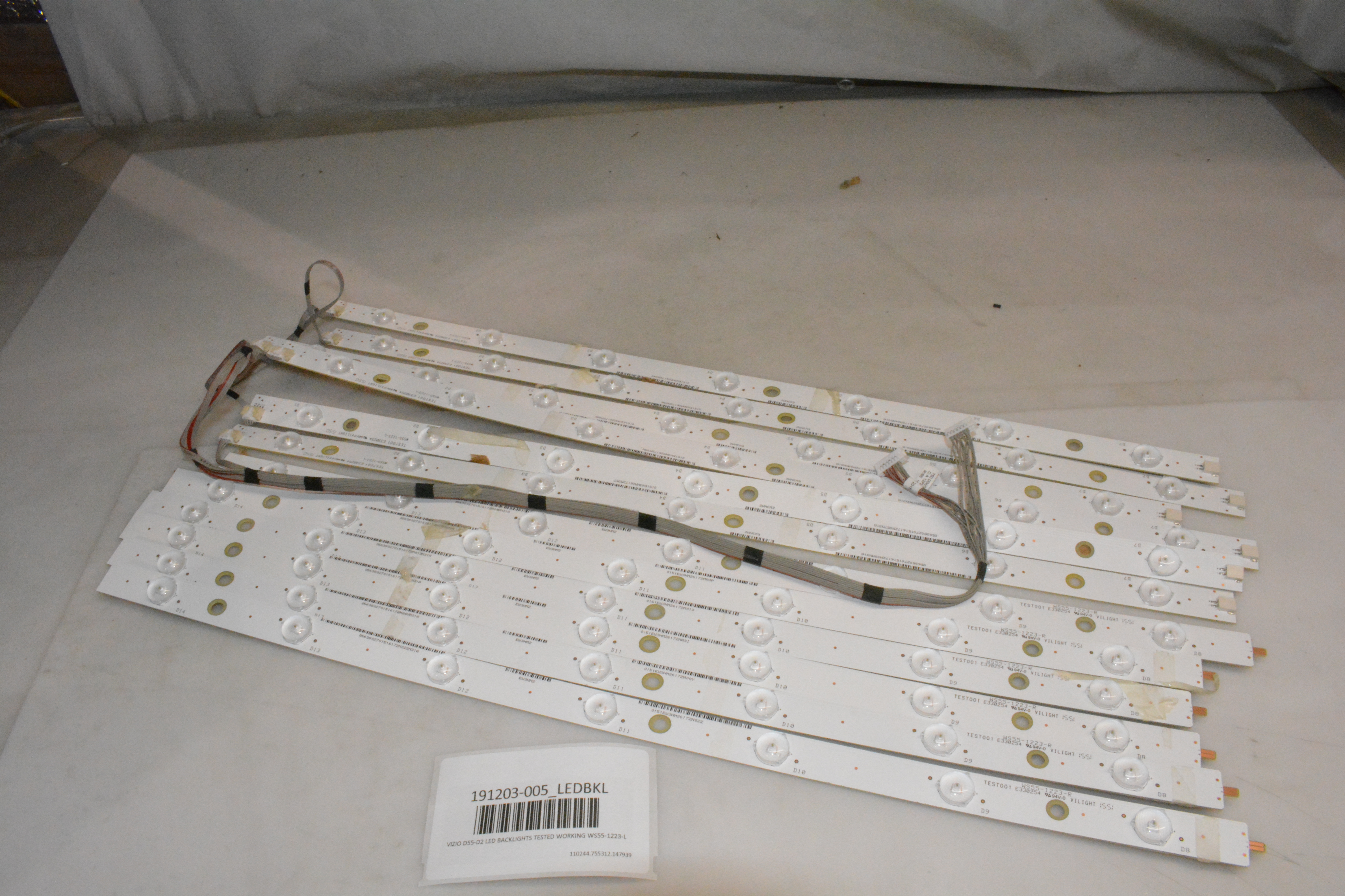 VIZIO D55-D2 LED BACKLIGHTS TESTED WORKING WS55-1223-L | eBay