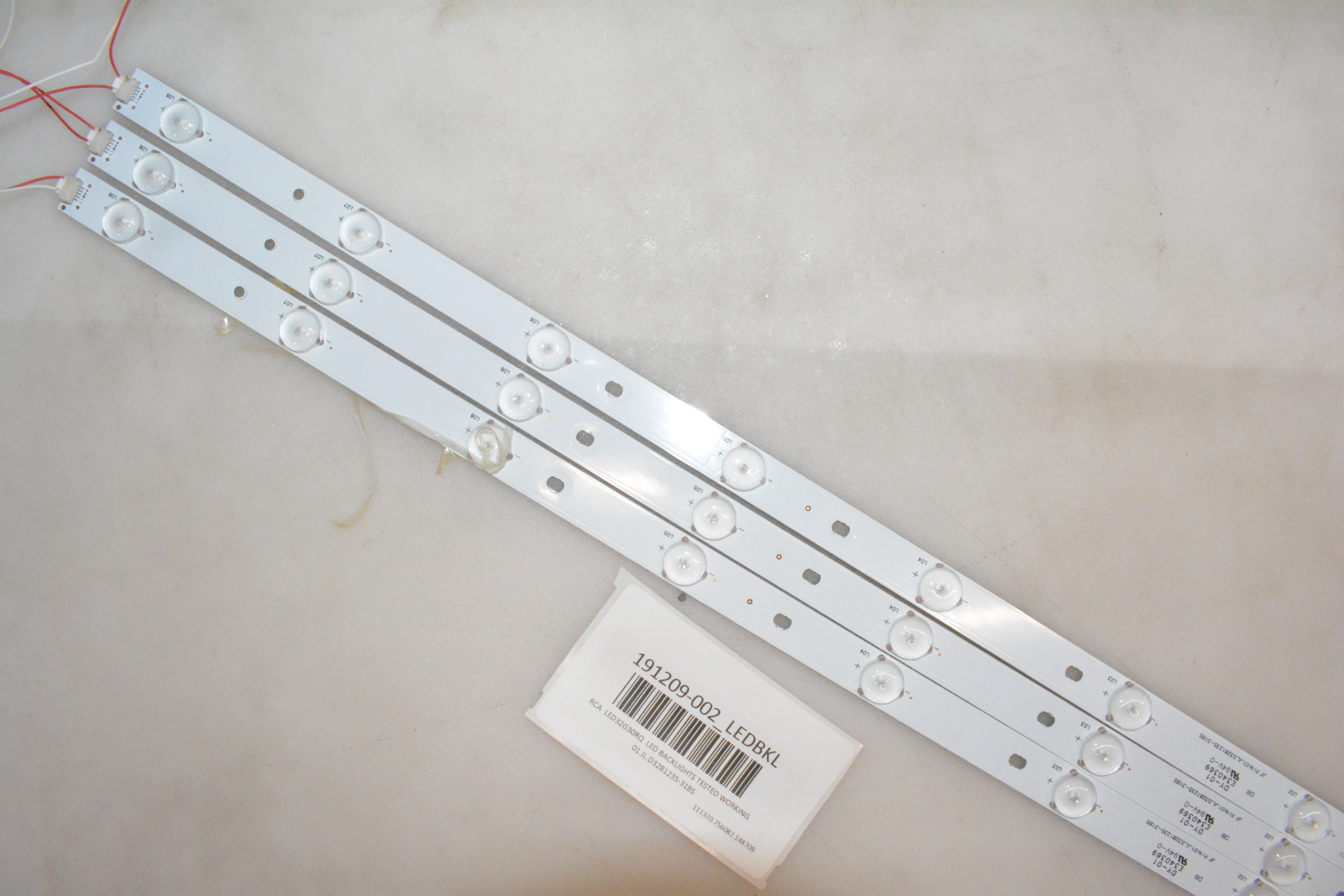 RCA LED32G30RQ LED BACKLIGHTS TESTED WORKING 01.JL.D3281235-31BS | eBay