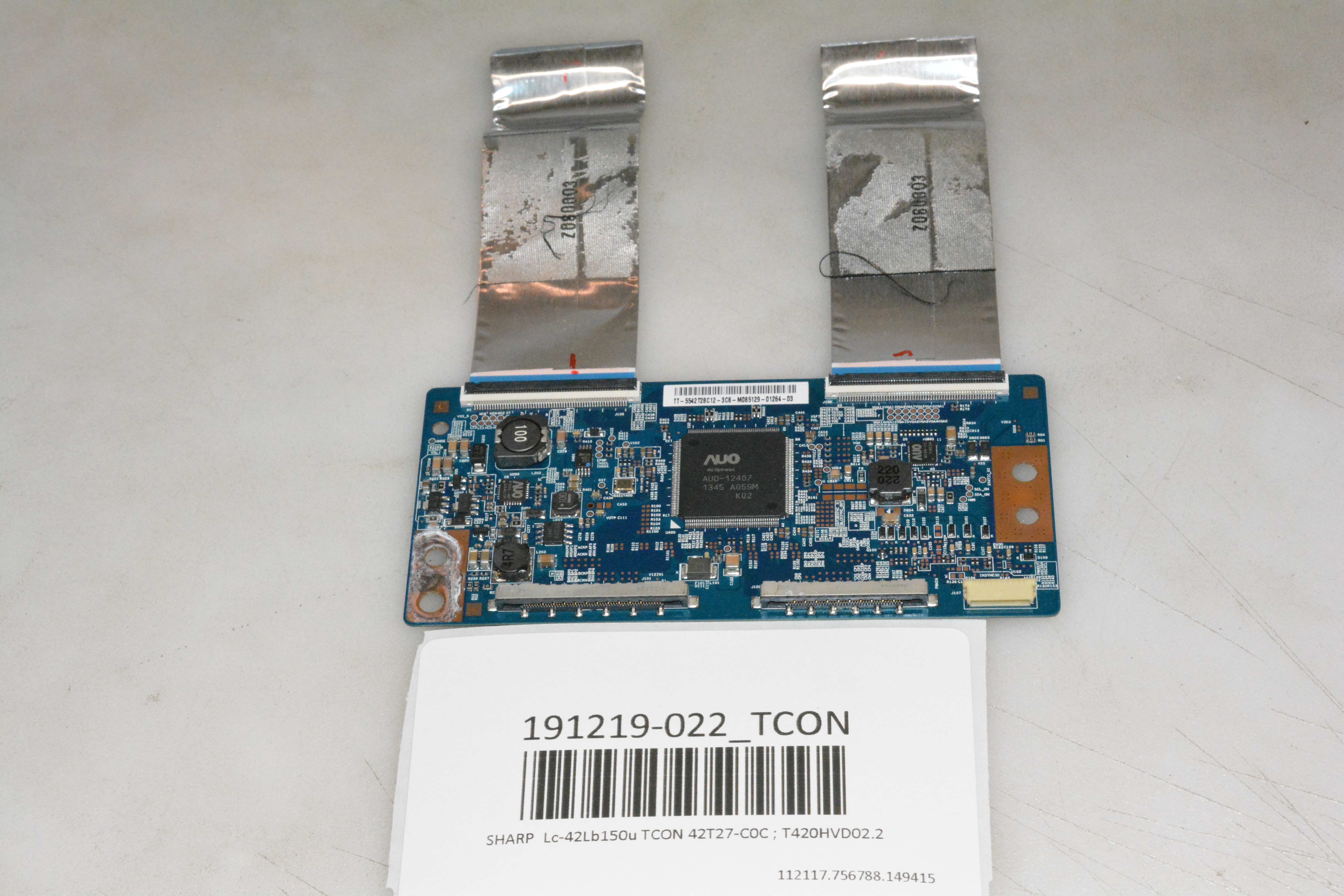 SHARP LC-42LB150U TCON 42T27-C0C ; T420HVD02.2 | eBay