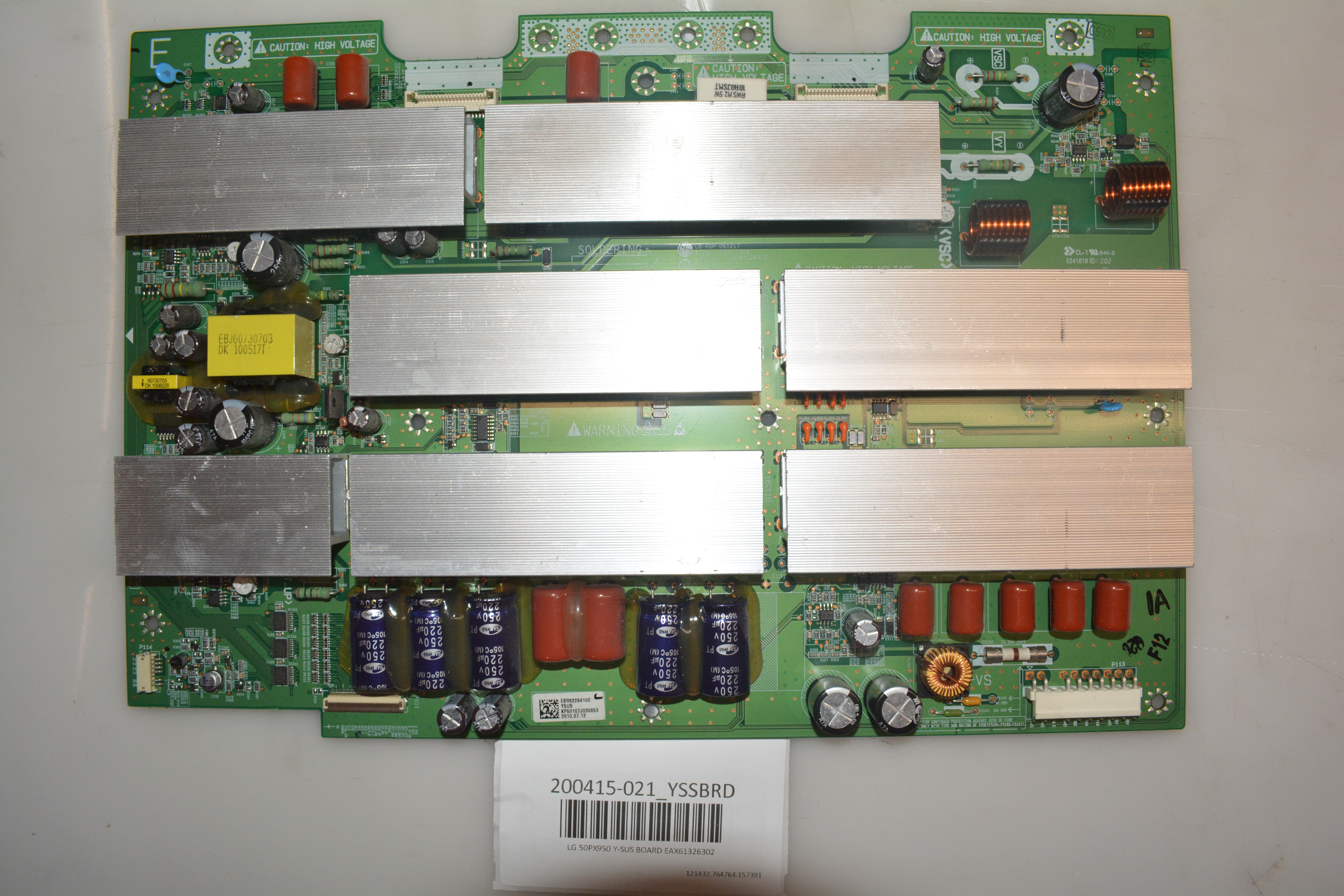 LG 50PX950 Y-SUS BOARD EAX61326302 | eBay