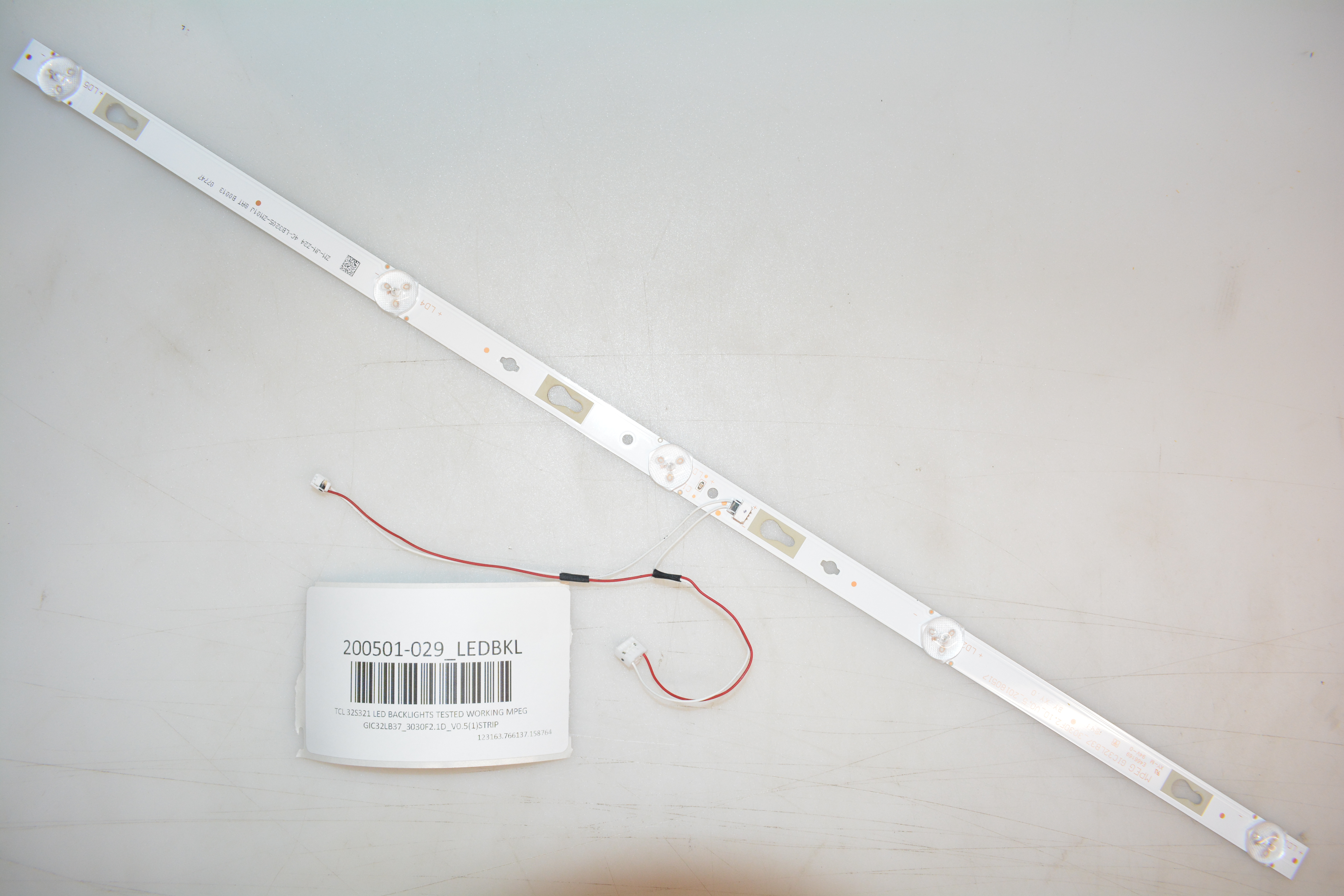 TCL 32S321 LED BACKLIGHTS TESTED WORKING MPEG GIC32LB37_3030F2.1D_V0.5 ...