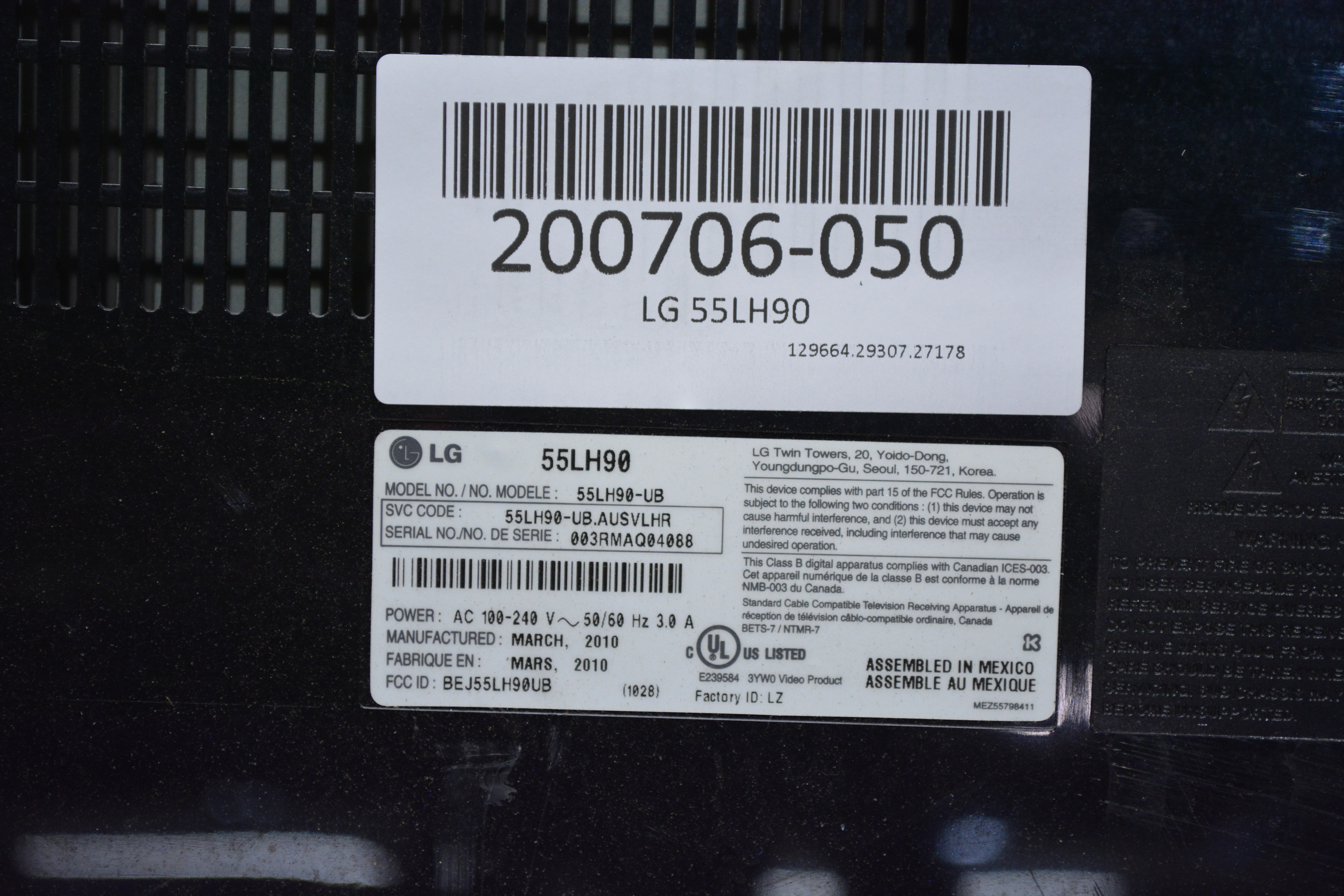 LG 55LH90 TCON 6870C-4000K | eBay