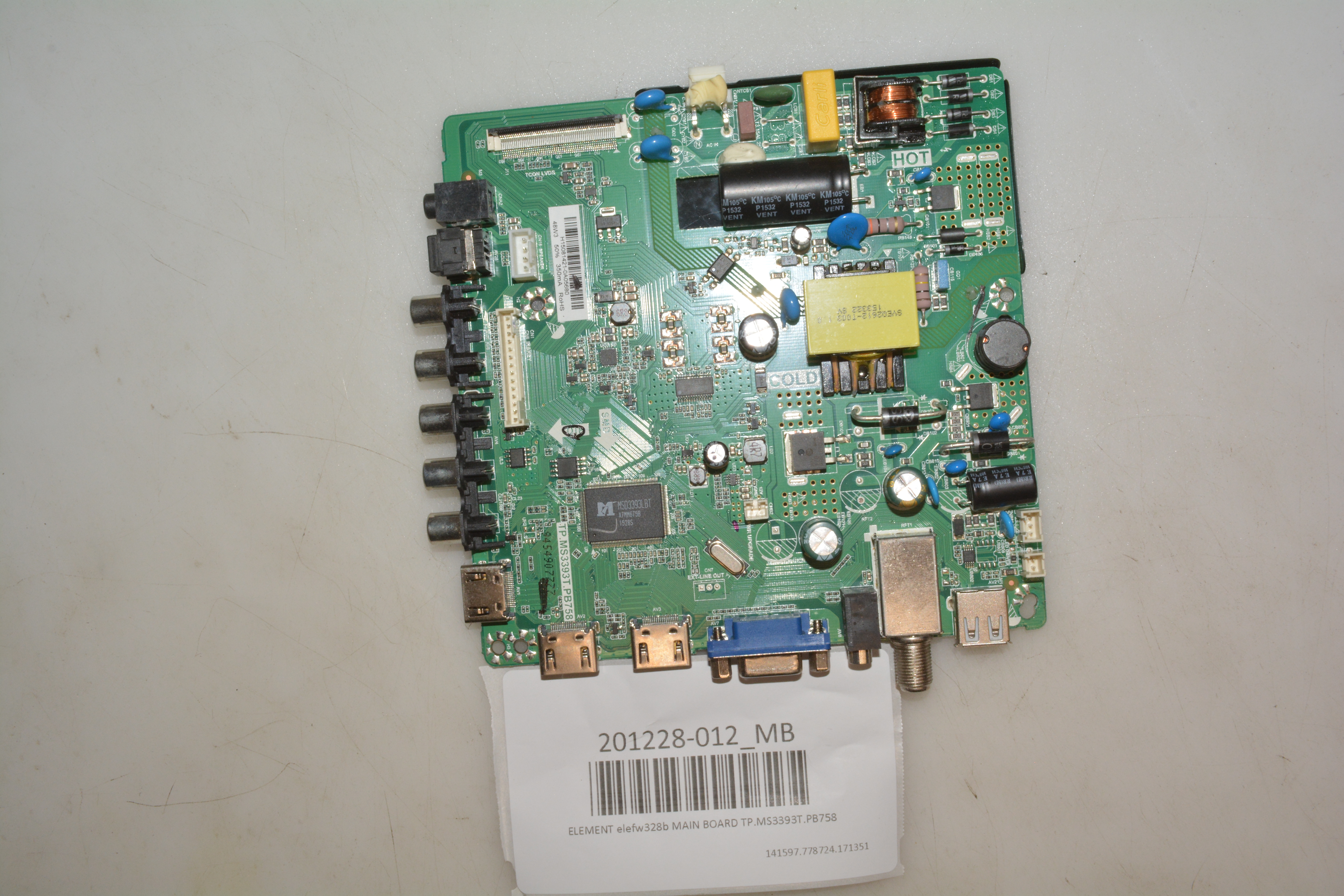 ELEMENT ELEFW328B MAIN BOARD TP.MS3393T.PB758 | eBay