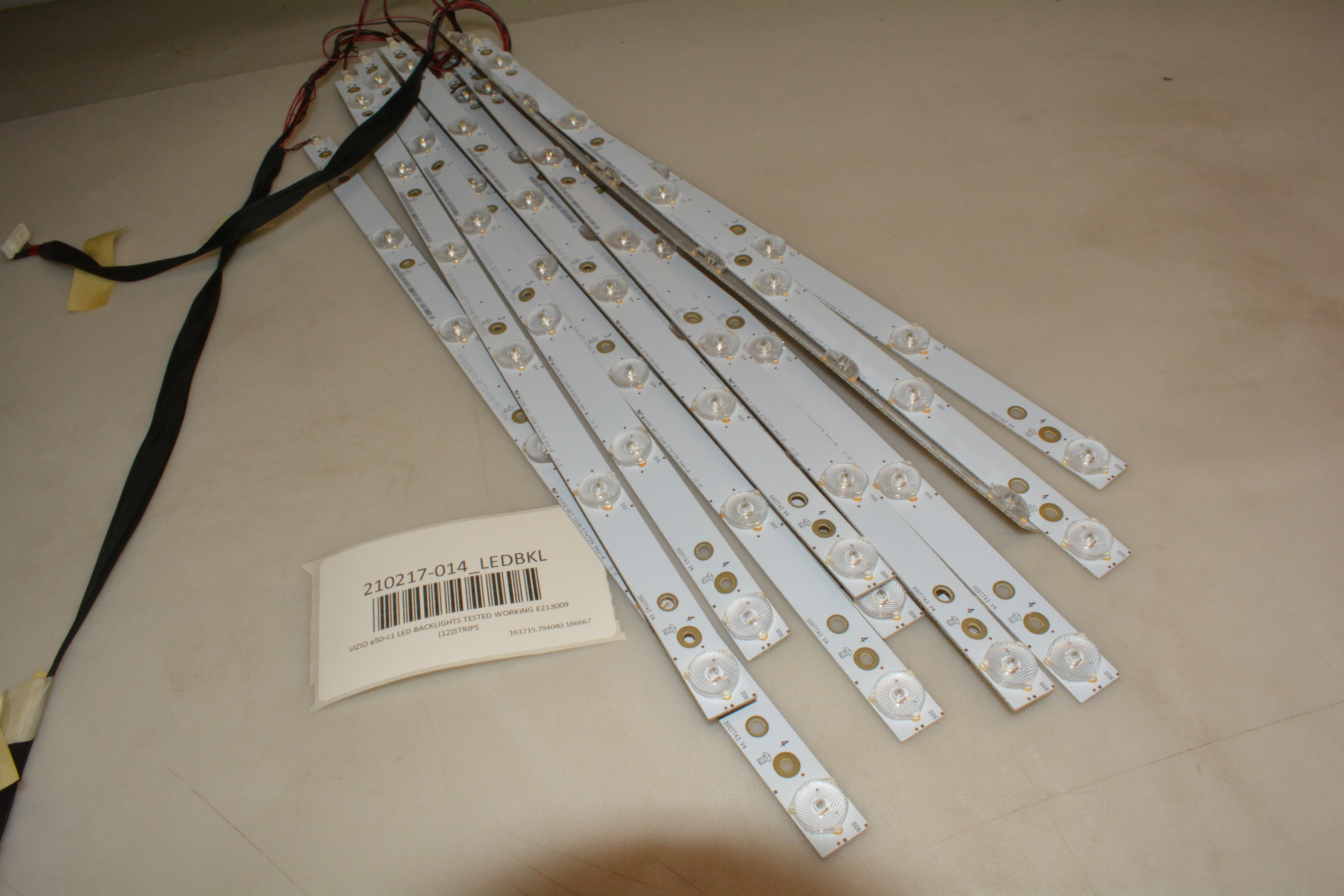 VIZIO E50-C1 LED BACKLIGHTS TESTED WORKING E213009 (12)STRIPS | eBay
