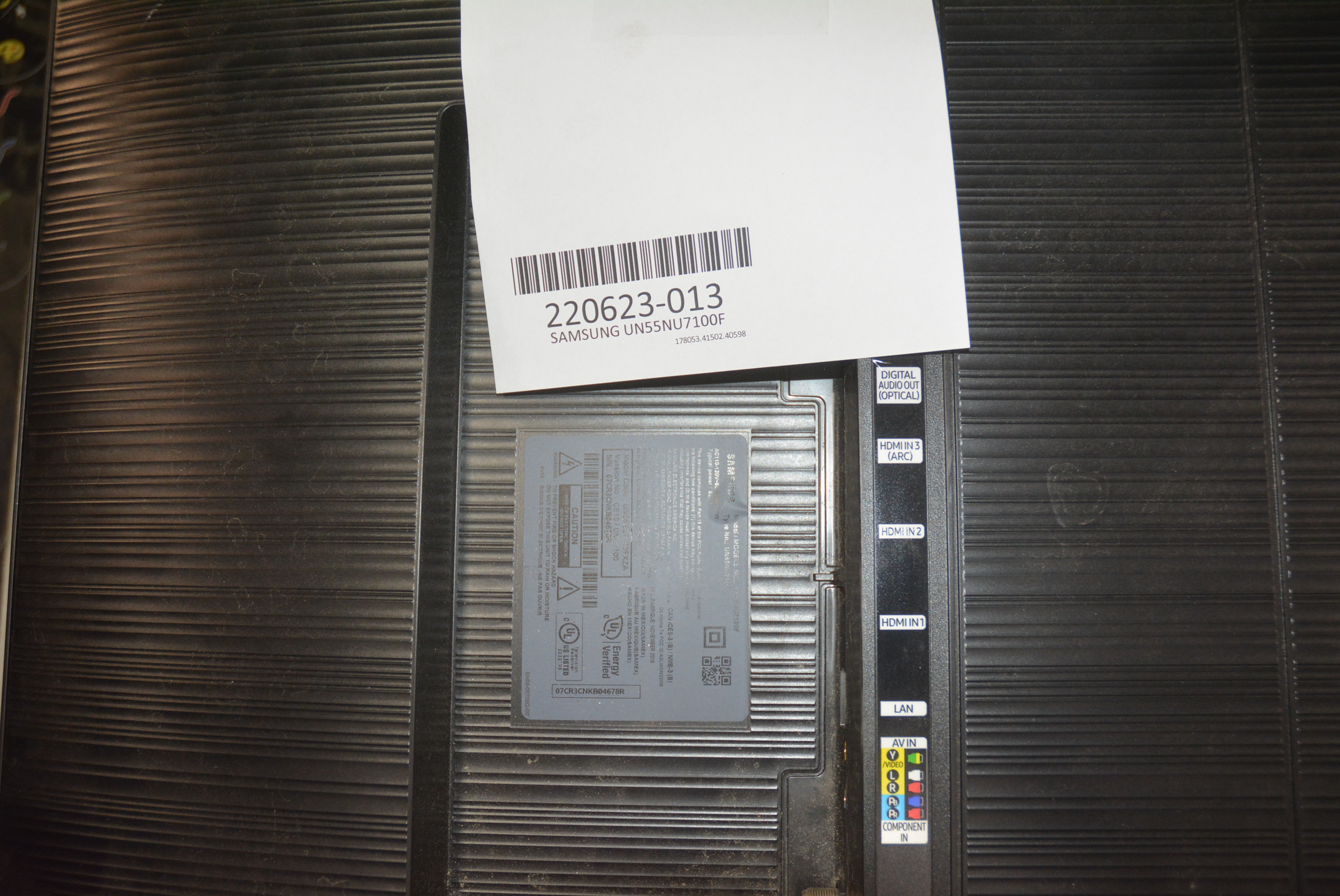 SAMSUNG UN55NU7100F MAIN BOARD BN41-02635B | eBay