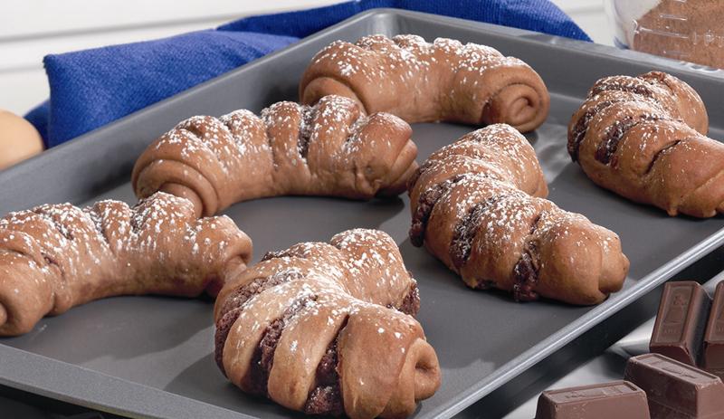 Chocolate Chocolate Crescents